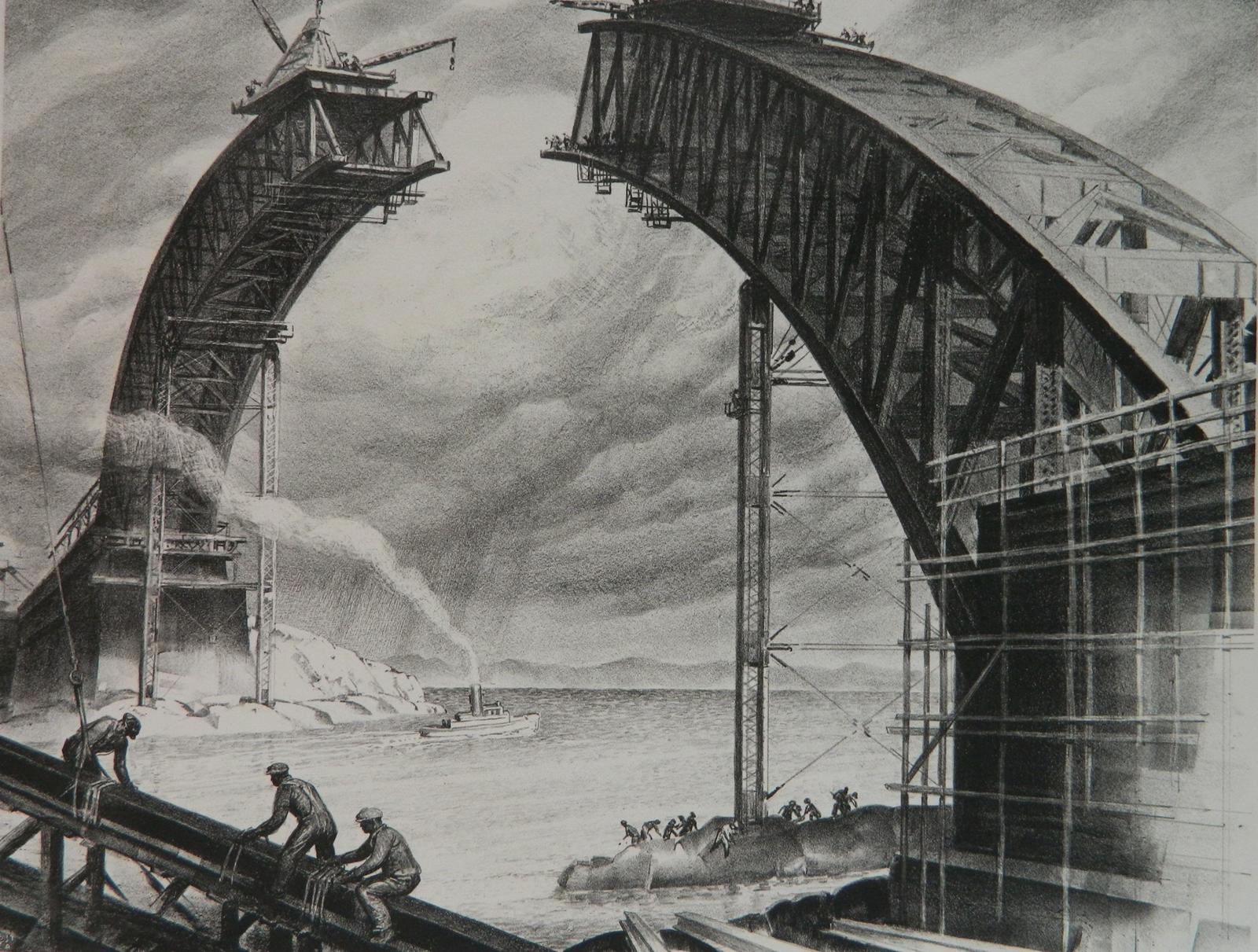 James E. Allen | Arch of Steel (1937) | MutualArt