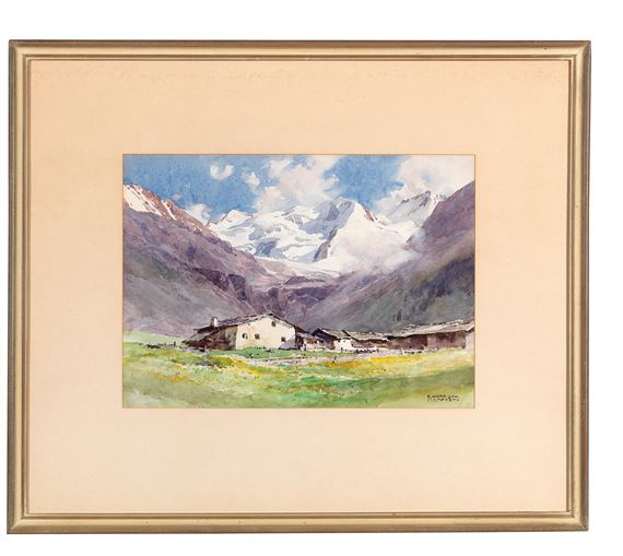 Edward Harrison Compton | The Marmolata in the Dolomites | MutualArt