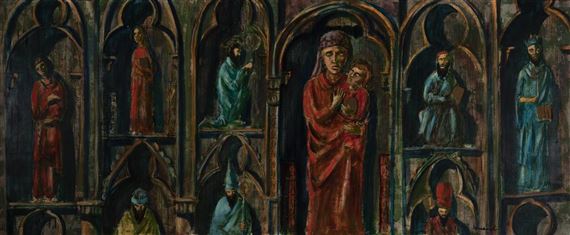 John Muench | Religious Statues in Niches | MutualArt