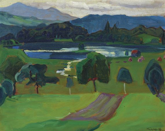 Gabriele Münter | Vom Griesbräukeller (Haus am Staffelsee) (1908 ...