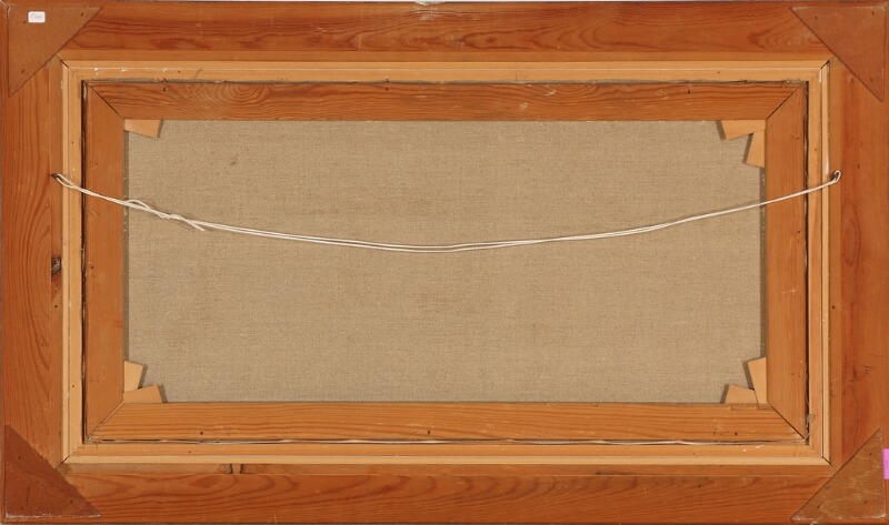 Axel Munch | Farmhouse with figures and cows | MutualArt