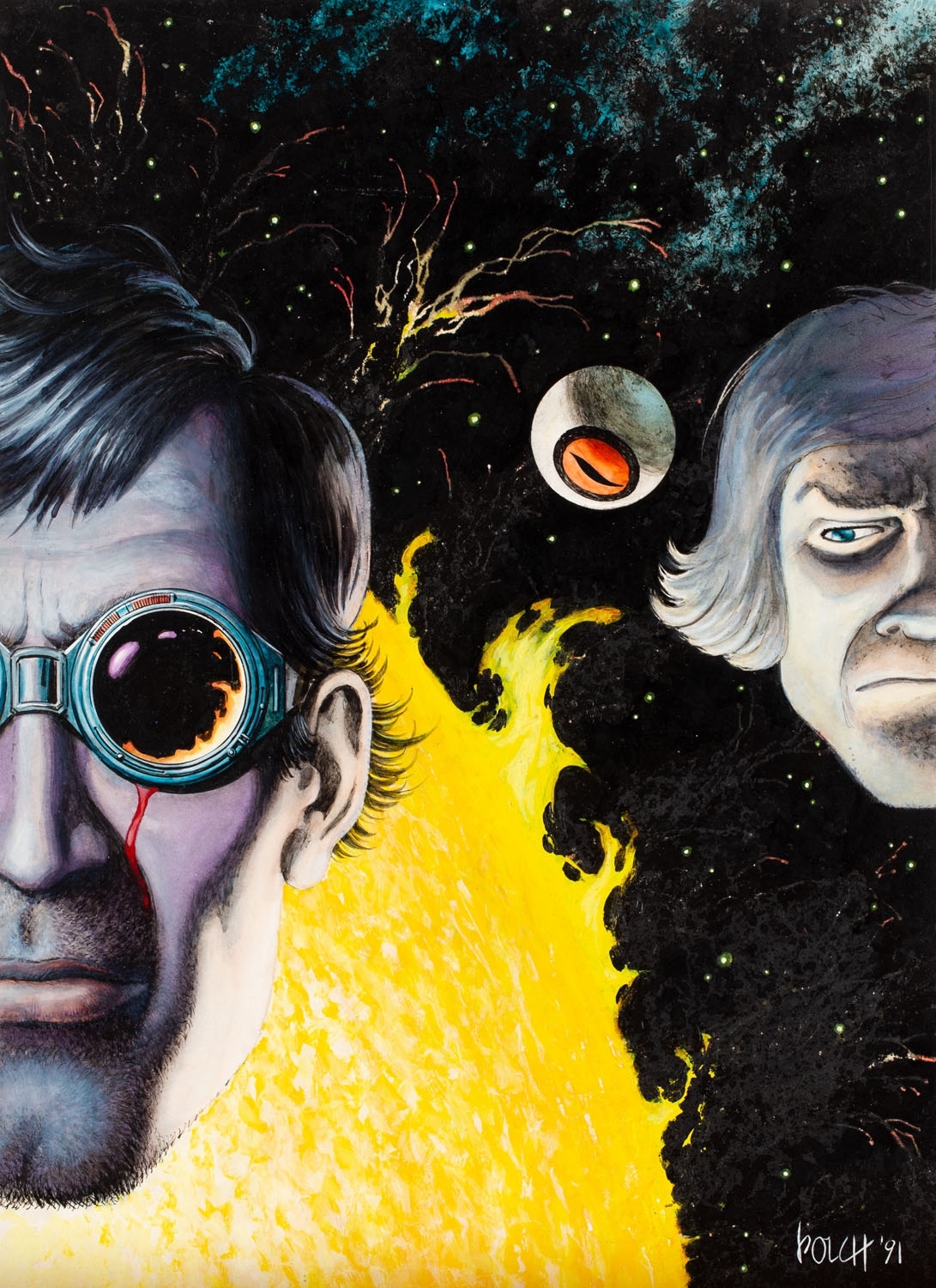 Boguslaw Polch | Funky Koval - cover Fantastyka magazine (1991) | MutualArt