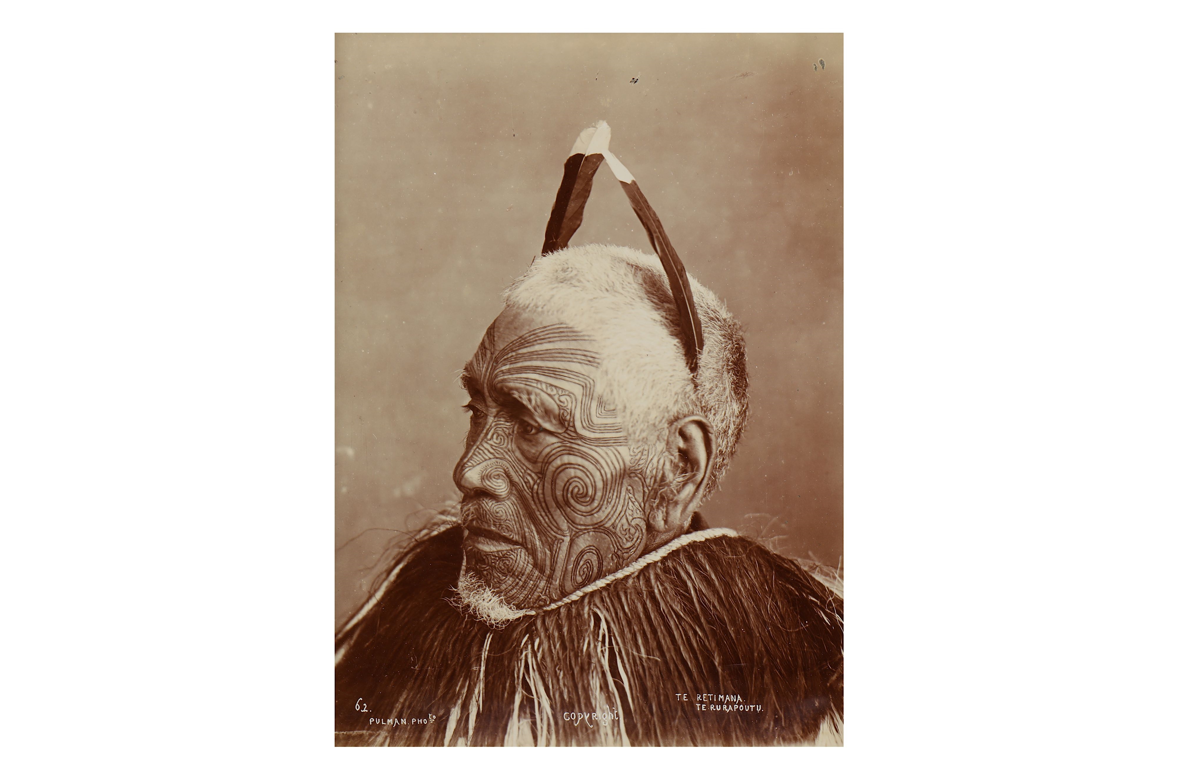 Elizabeth Pulman | PORTRAIT OF THE MAORI CHIEF TE RETIMANA TE RURAPOUTO ...