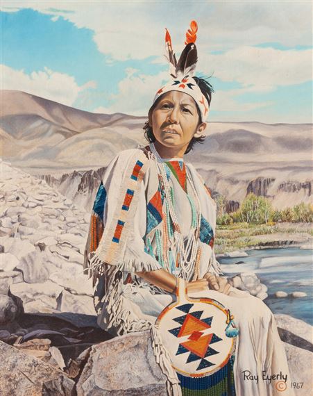 Ray Eyerly | Yakima Indian Woman (1967) | MutualArt