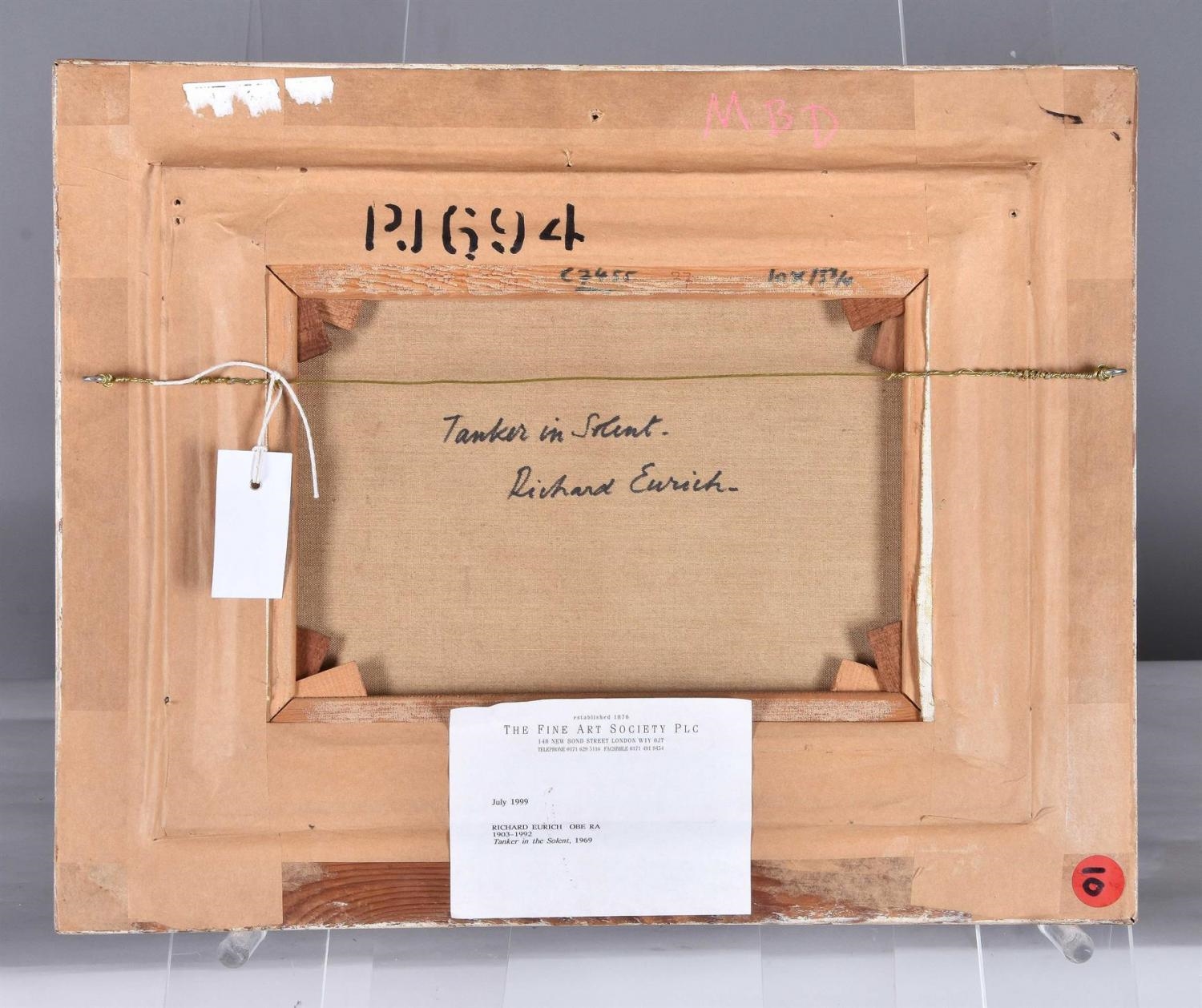 Richard Eurich | Tanker in the Solent (69) | MutualArt