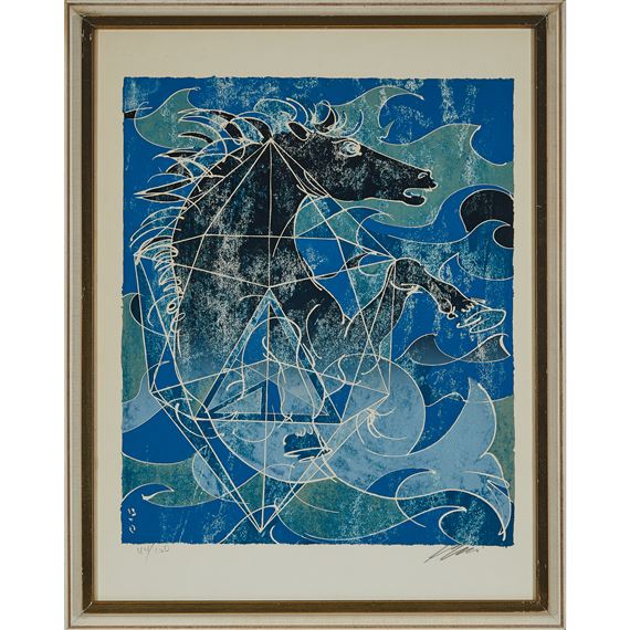 Hans Erni | THE FOUR SEASONS: FIRE; WATER; EARTH; AIR - DIE VIER ELEMENTE: WASSER, FEUER, ERDE ...