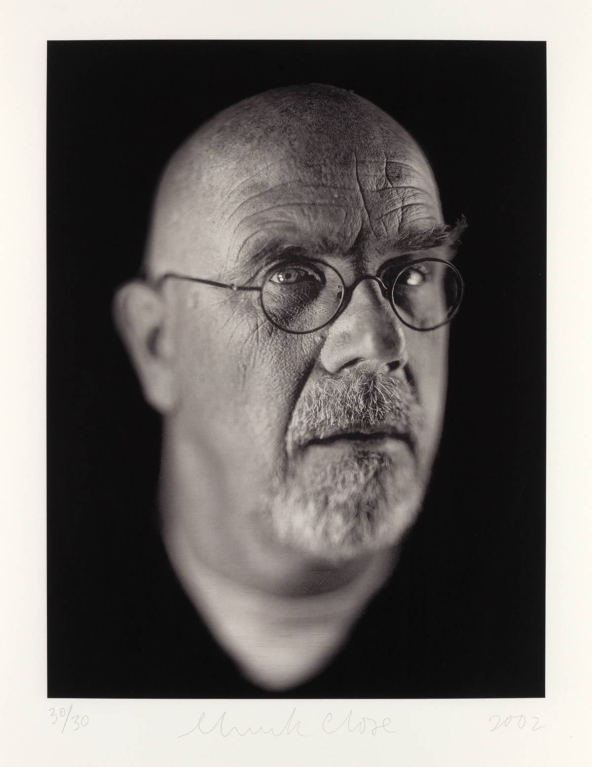 Chuck Close | Self Portrait Portfolio (2002) | MutualArt