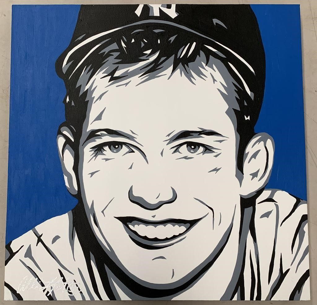 Allison Lefcort | Mickey Mantle – The Mick | MutualArt