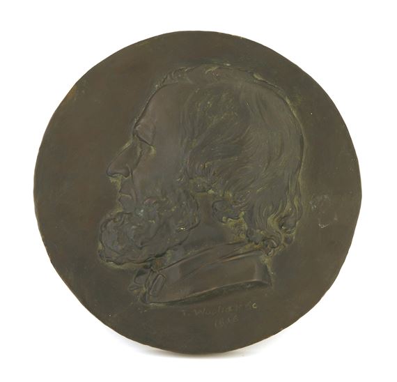 Thomas Woolner | A PORTRAIT ROUNDEL OF ALFRED LORD TENNYSON (1856 ...