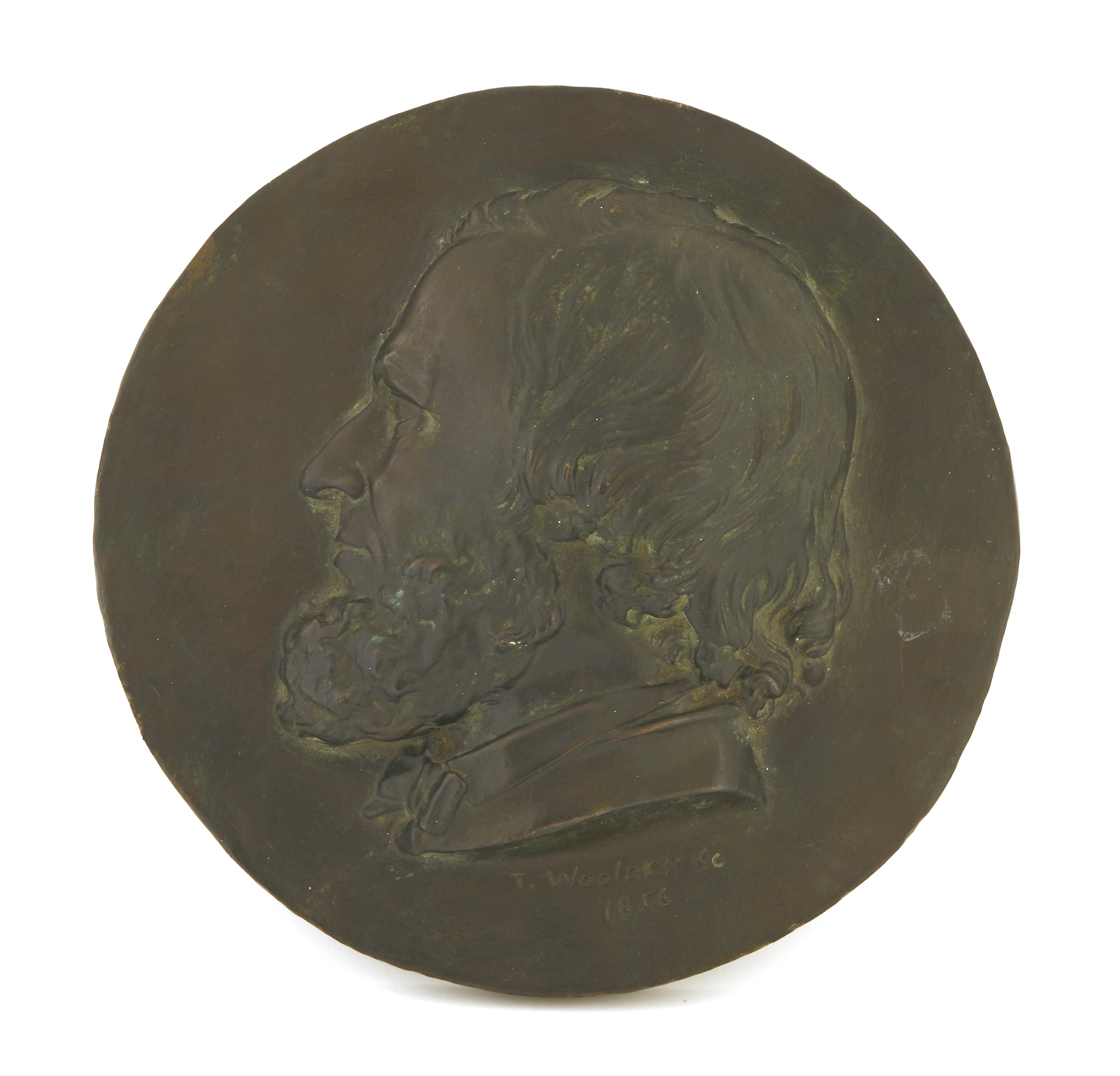 Thomas Woolner | A PORTRAIT ROUNDEL OF ALFRED LORD TENNYSON (1856 ...