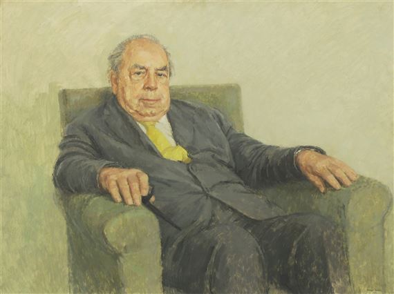 Michael Noakes | PORTRAIT OF J B PRIESTLEY, THREE-QUARTER LENGTH ...