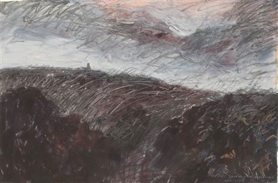 Len Tabner | ROXBY CHURCH, DUSK, RIDGE LANE' (1985) | MutualArt