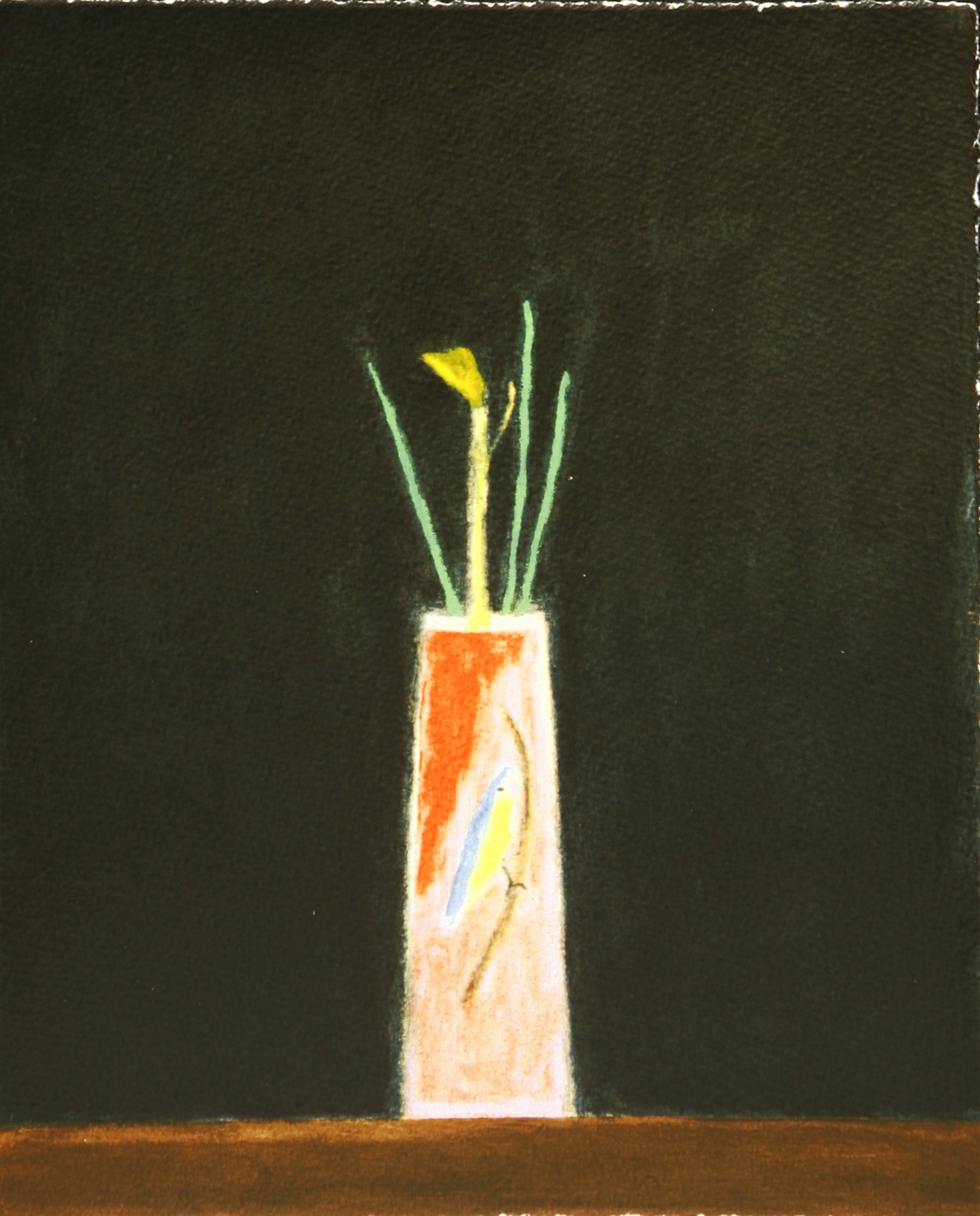 Craigie Aitchison | STILL LIFE WITH BIRD VASE (2004) | MutualArt