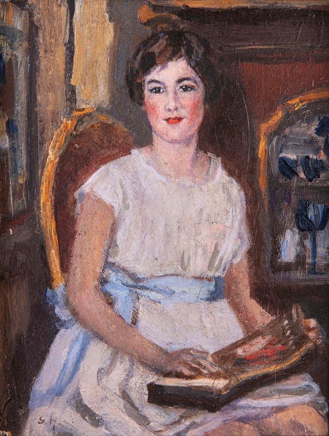 Grace Henry | Portrait of Miss Helen Waddell (The Little Musician ...