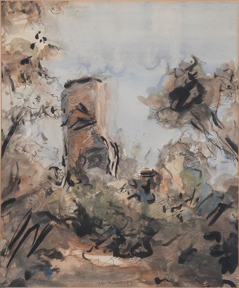 Malcolm McKesson | Old Ruin (1959) | MutualArt
