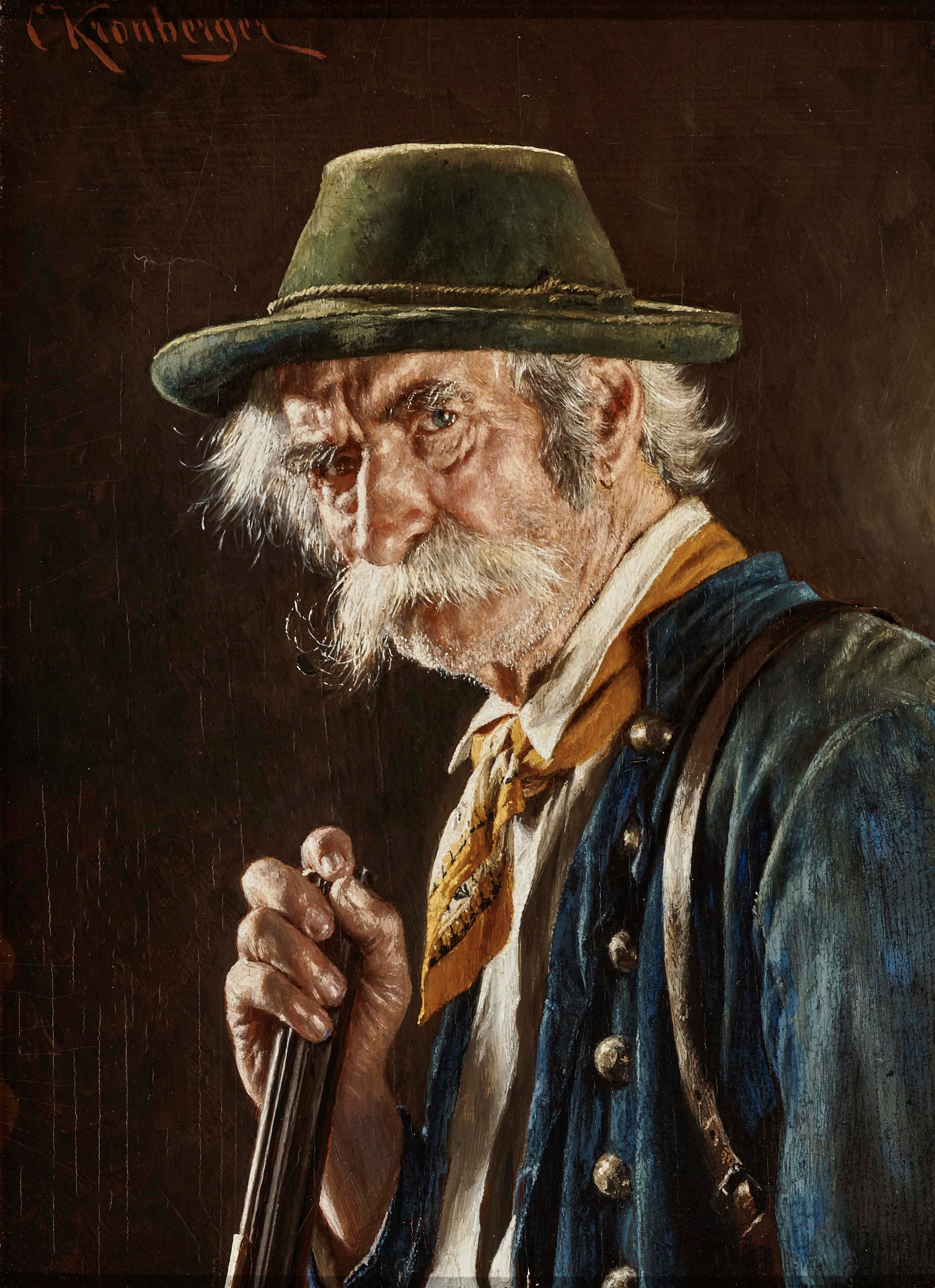 Carl Kronberger | Portrait of a Huntsman | MutualArt
