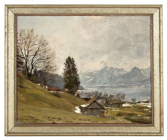Adolf Helmberger | Vorfrühling am Wolfgangsee (1949) | MutualArt
