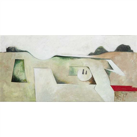 Jack Pender | Landscape from Rose Farm above Newlyn | MutualArt