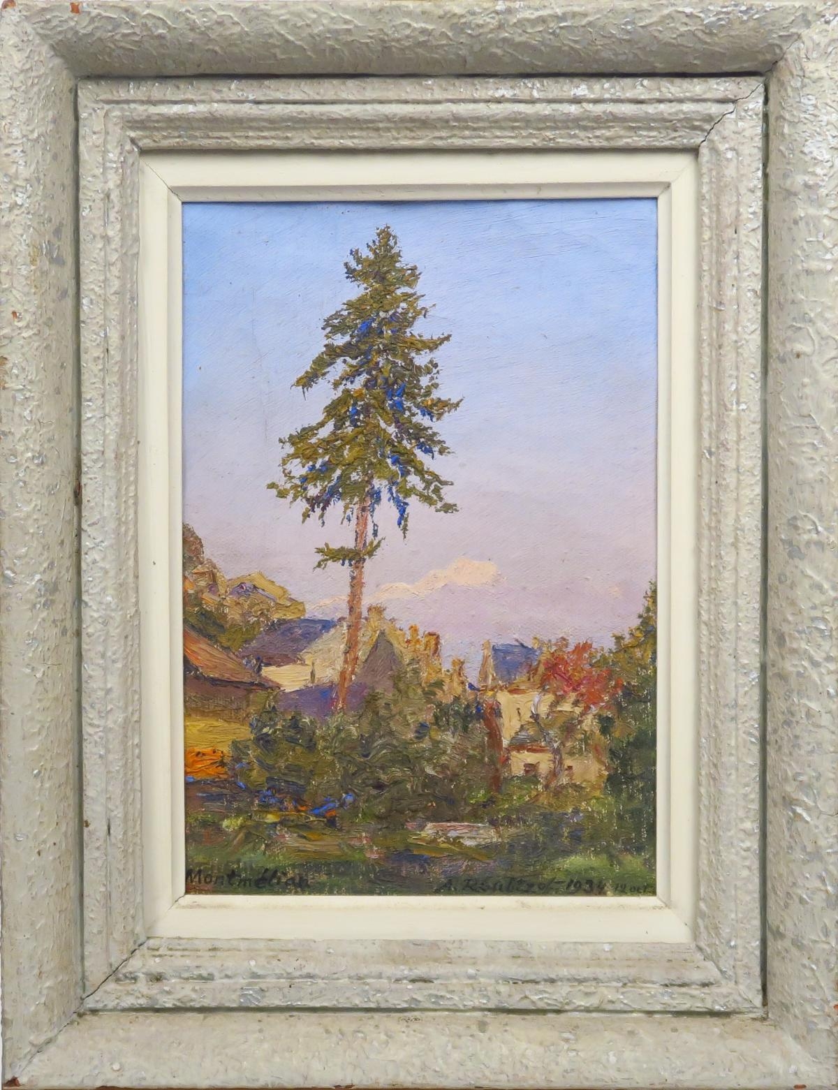 Alexandre Roubtzoff | Vue de Montmélian (1934) | MutualArt