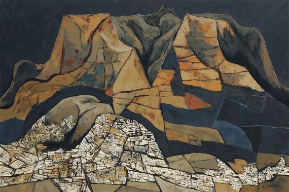 Oswaldo Guayasamín | Quito blanco (Circa 1965) | MutualArt
