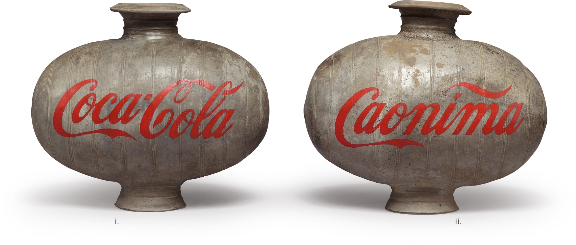 Ai Weiwei | HAN DYNASTY VASES WITH COCA COLA AND CAONIMA LOGOS (2014 ...