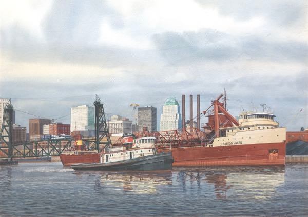 Kinley Shogren | Scranton Road Bridge - Cleveland Flats (1985) | MutualArt