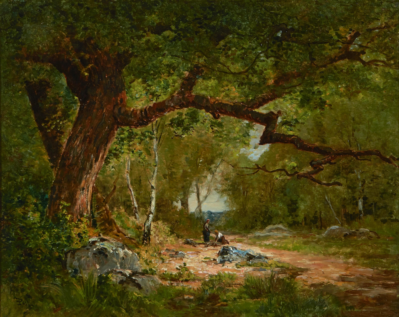 Edouard Pail | Dans une clairière | MutualArt