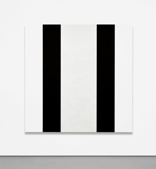 Mary Corse | Untitled (Black White Inner Band, Beveled) (2006) | MutualArt