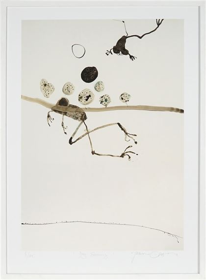 John Olsen | Frog Swimming | MutualArt