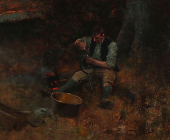 Robert McGregor | “The finishing touch” | MutualArt