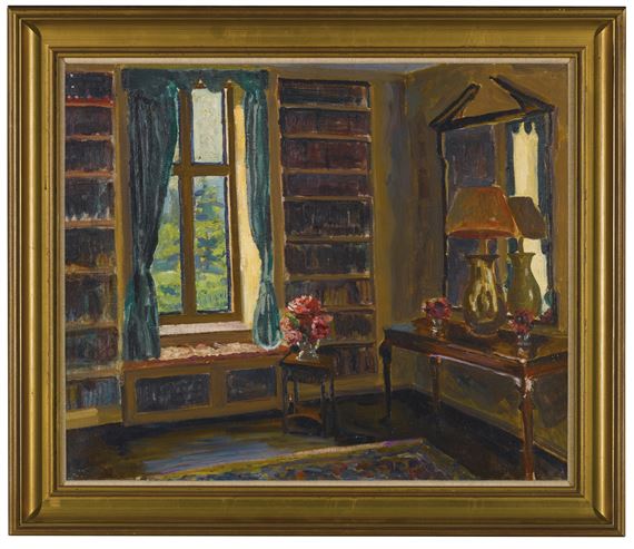 Sir Winston Churchill | A Corner of the Drawing Room at Chartwell ...