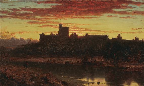 Sanford Robinson Gifford | Windsor Castle at Sunrise (Circa 1860 ...