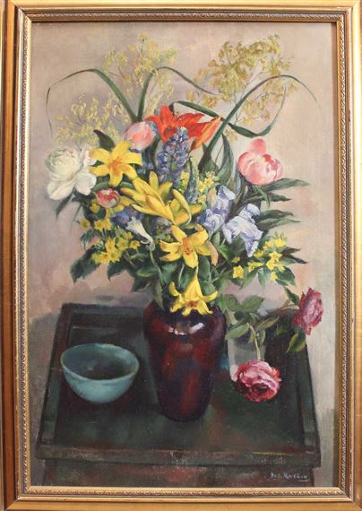 Joseph Raskin | Floral still-life | MutualArt