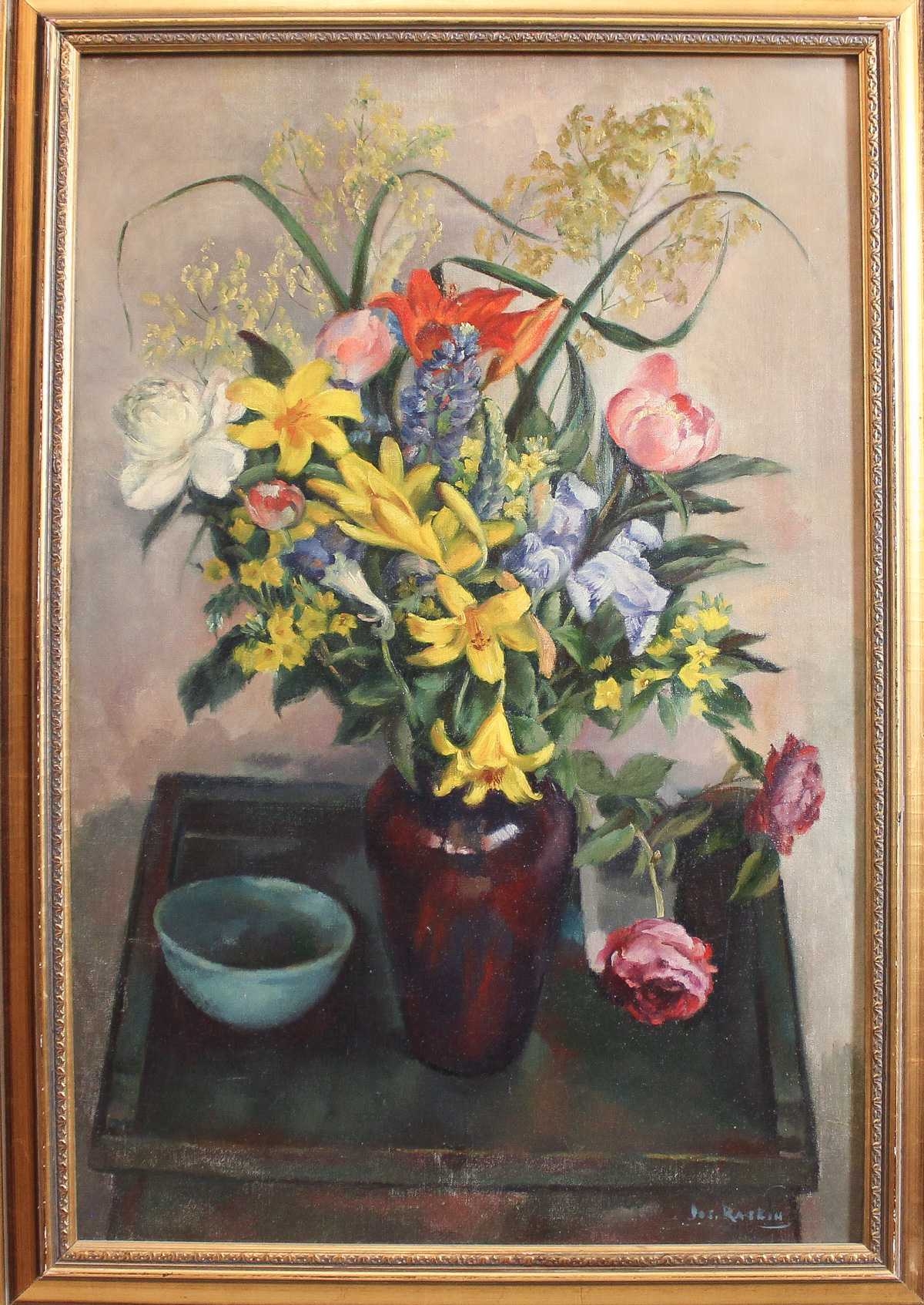 Joseph Raskin | Floral still-life | MutualArt