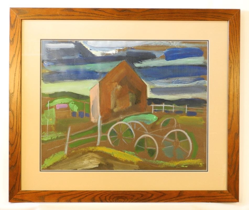 Max Maynard | Red Barn | MutualArt