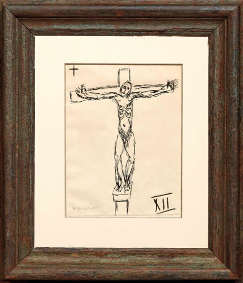 Henri Matisse | LE CHRIST EN CROIX, ÉTUDE POUR LA DOUZIÈME STATION DE ...
