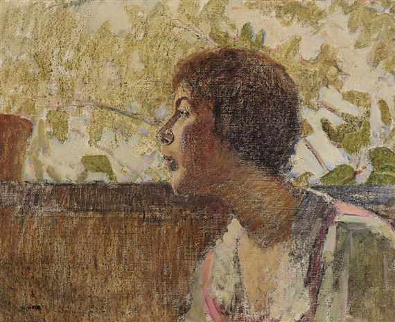 Clarence Hinkle | Profile of a Woman | MutualArt