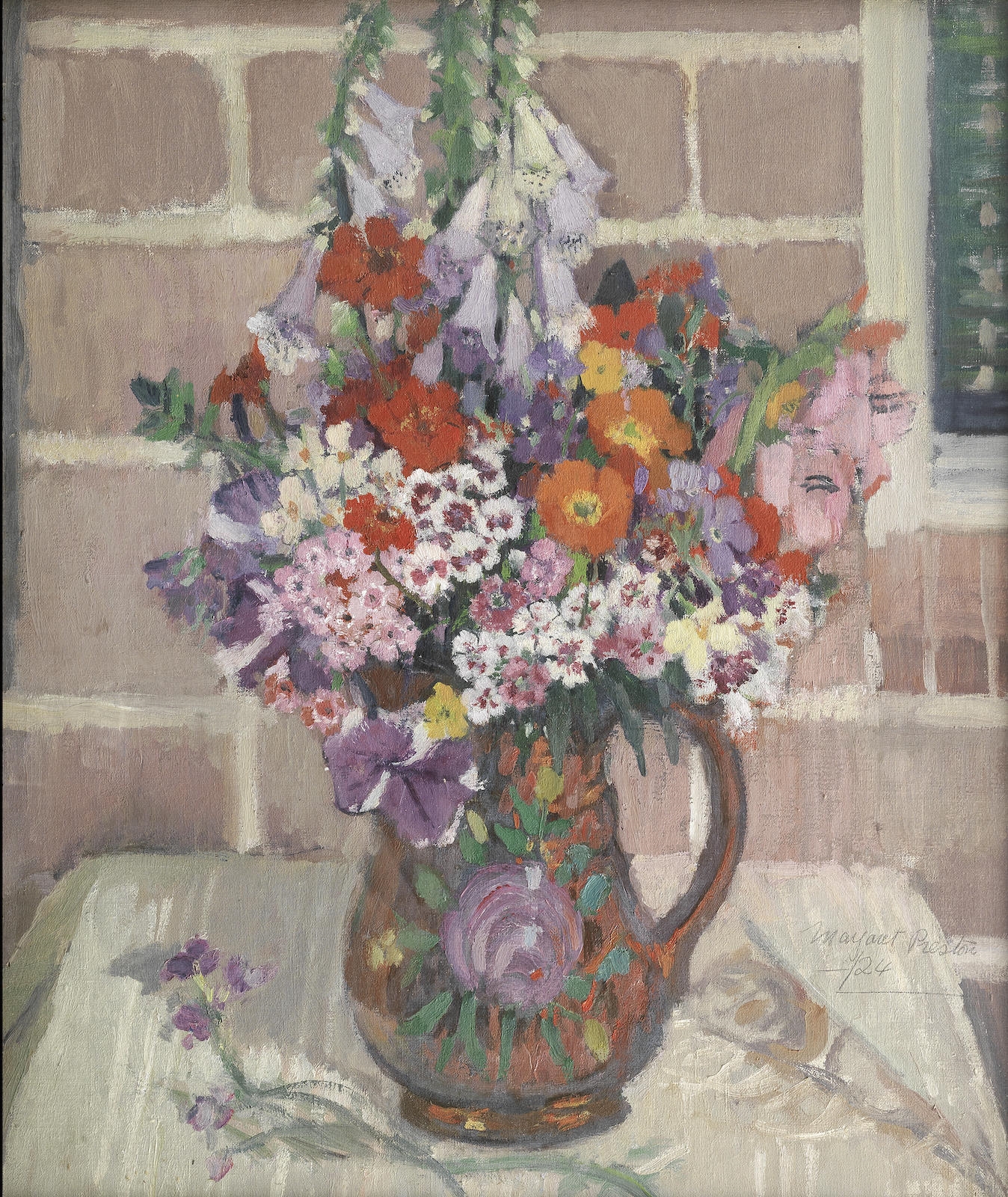 Margaret Preston | Bunch of Flowers (1924) | MutualArt