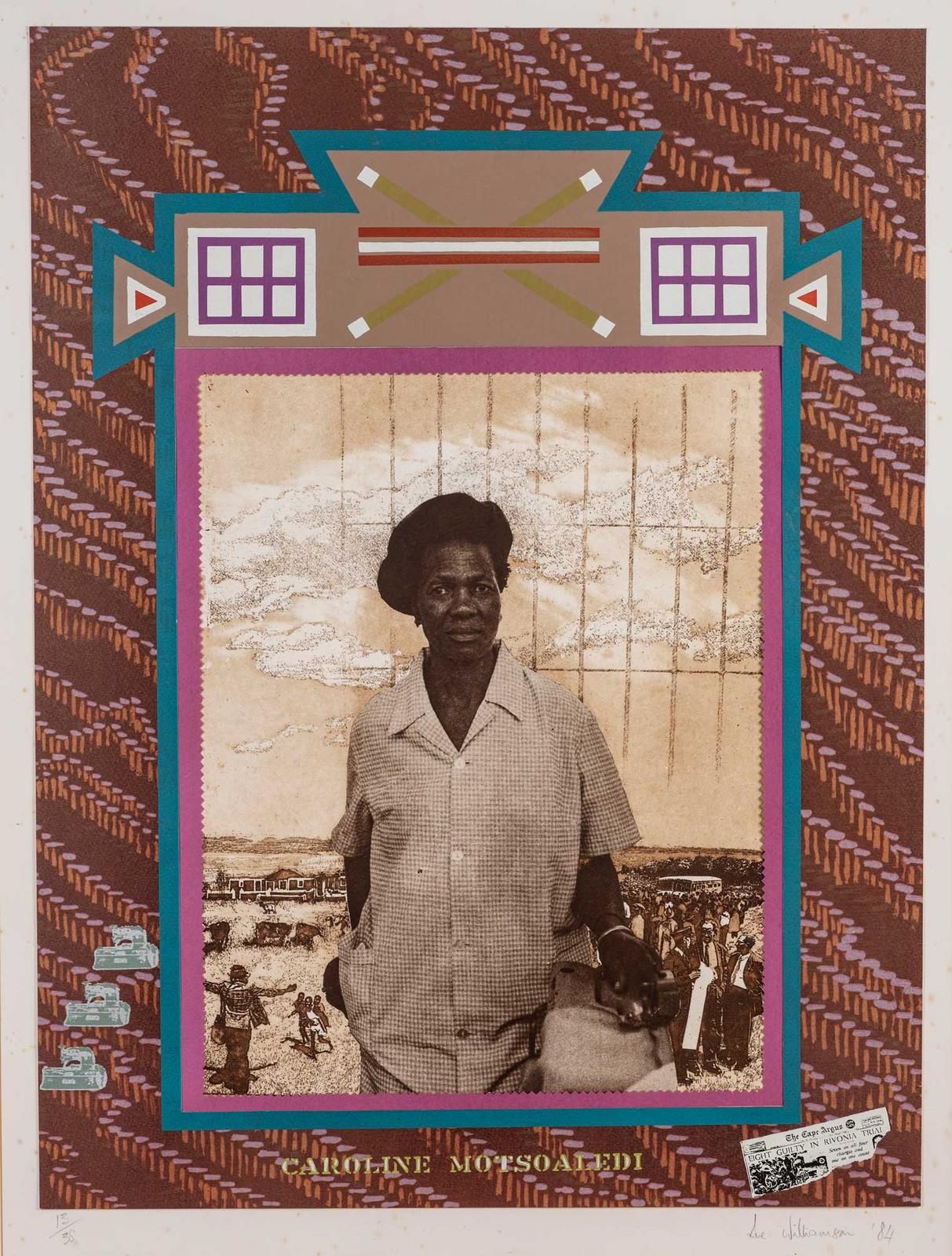 Sue Williamson | Annie Silinga, from a Few South Africans (1983 ...