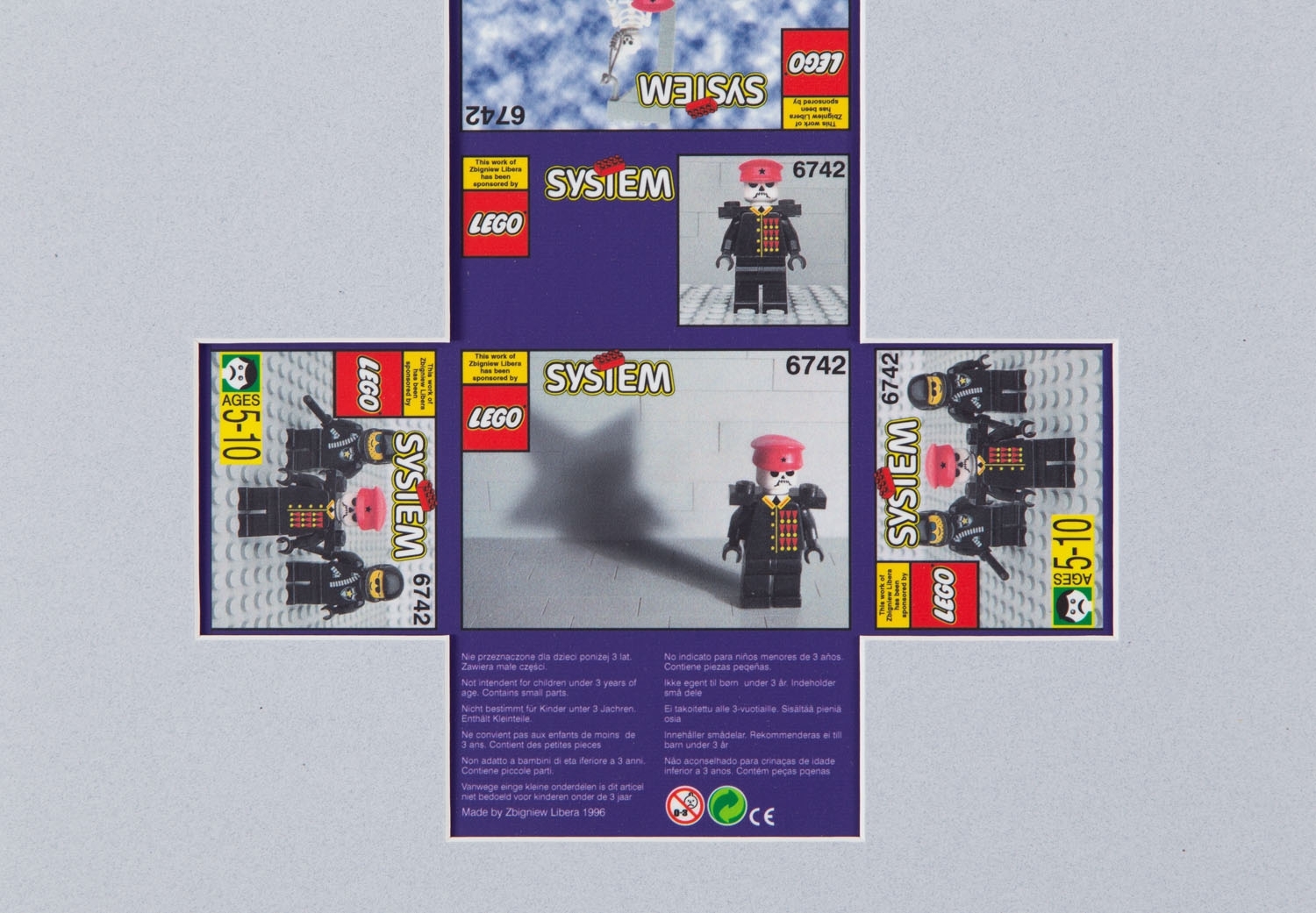 Zbigniew Libera | Set of 7 package Lego. Concentration camp (1996 ...