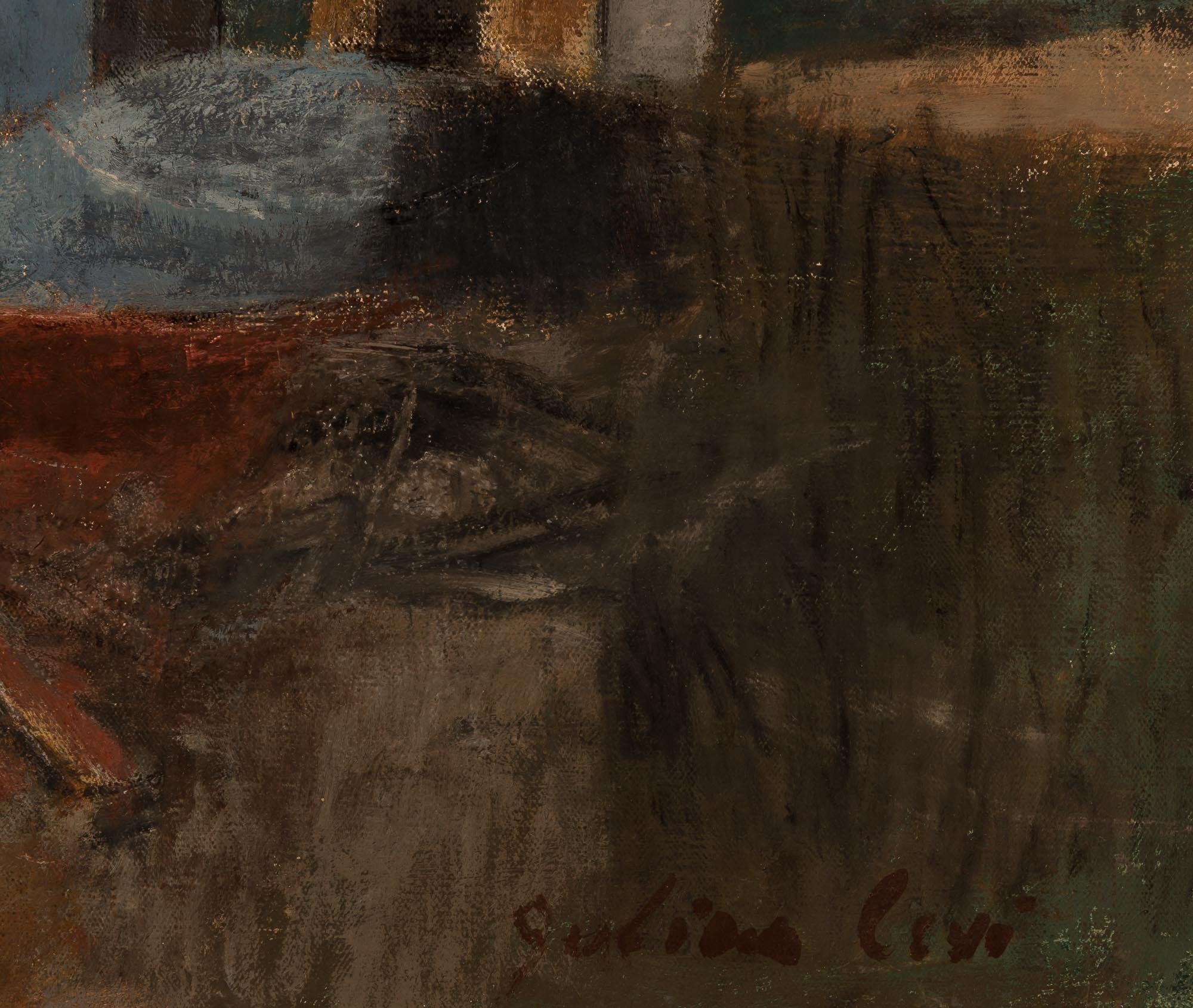 Julian Edwin Levi | Abandoned Power House (1948) | MutualArt