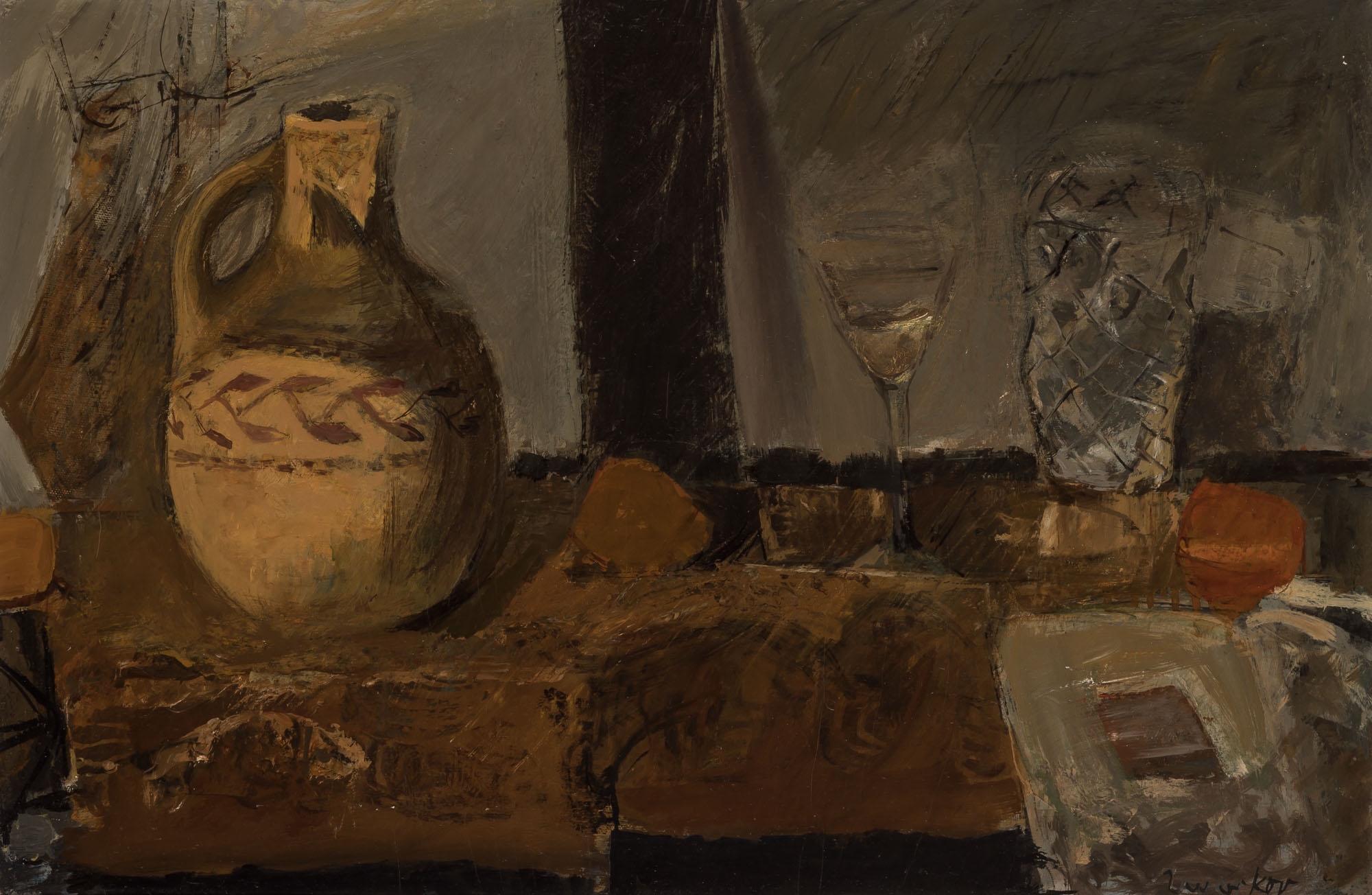 Jack Tworkov | STILL LIFE WITH LAMP (1949) | MutualArt