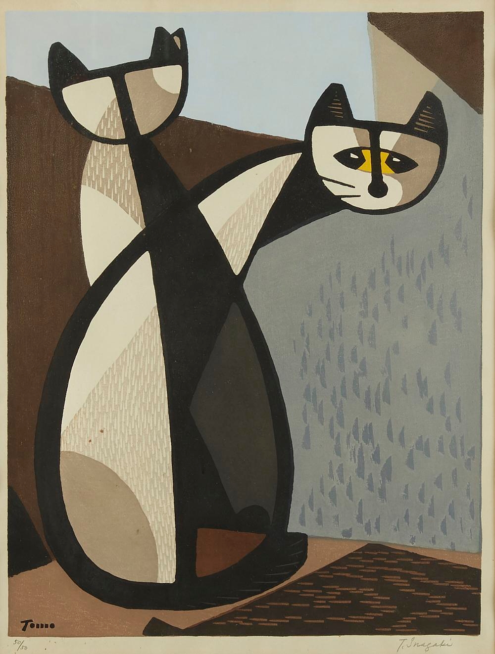 Tomoo Inagaki | Portrait Of Cat (C) | MutualArt