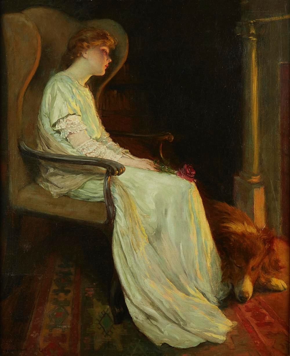 Warren B. Davis | Seated Woman | MutualArt