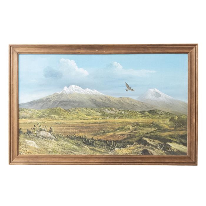 Carlos Pelestor | Paisaje con águila | MutualArt
