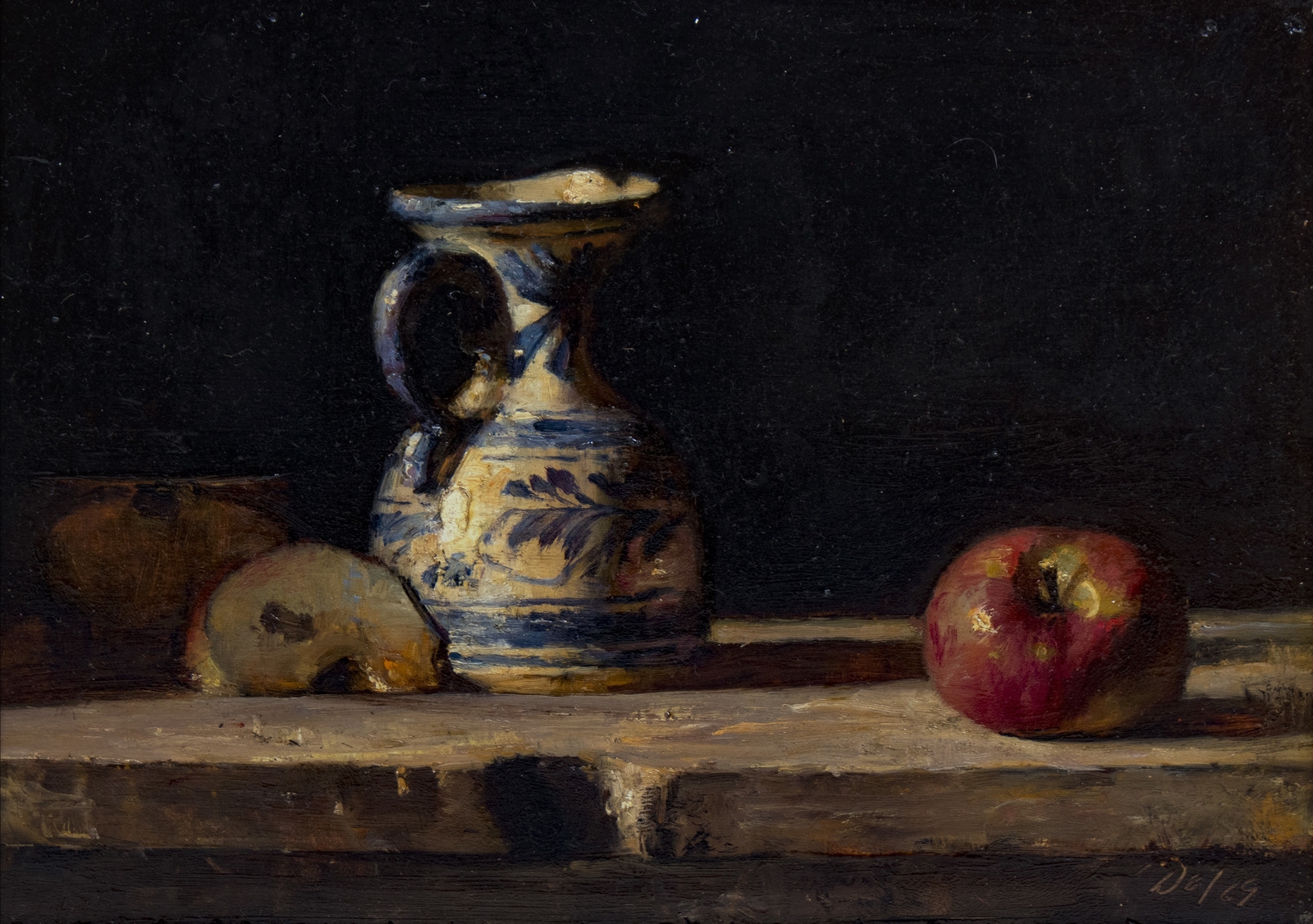 David A. Leffel | Apples and Pitcher, 1969 | MutualArt