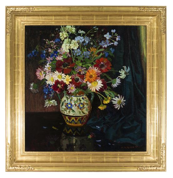 Arthur Grover Rider | Still life with flowers in a vase | MutualArt