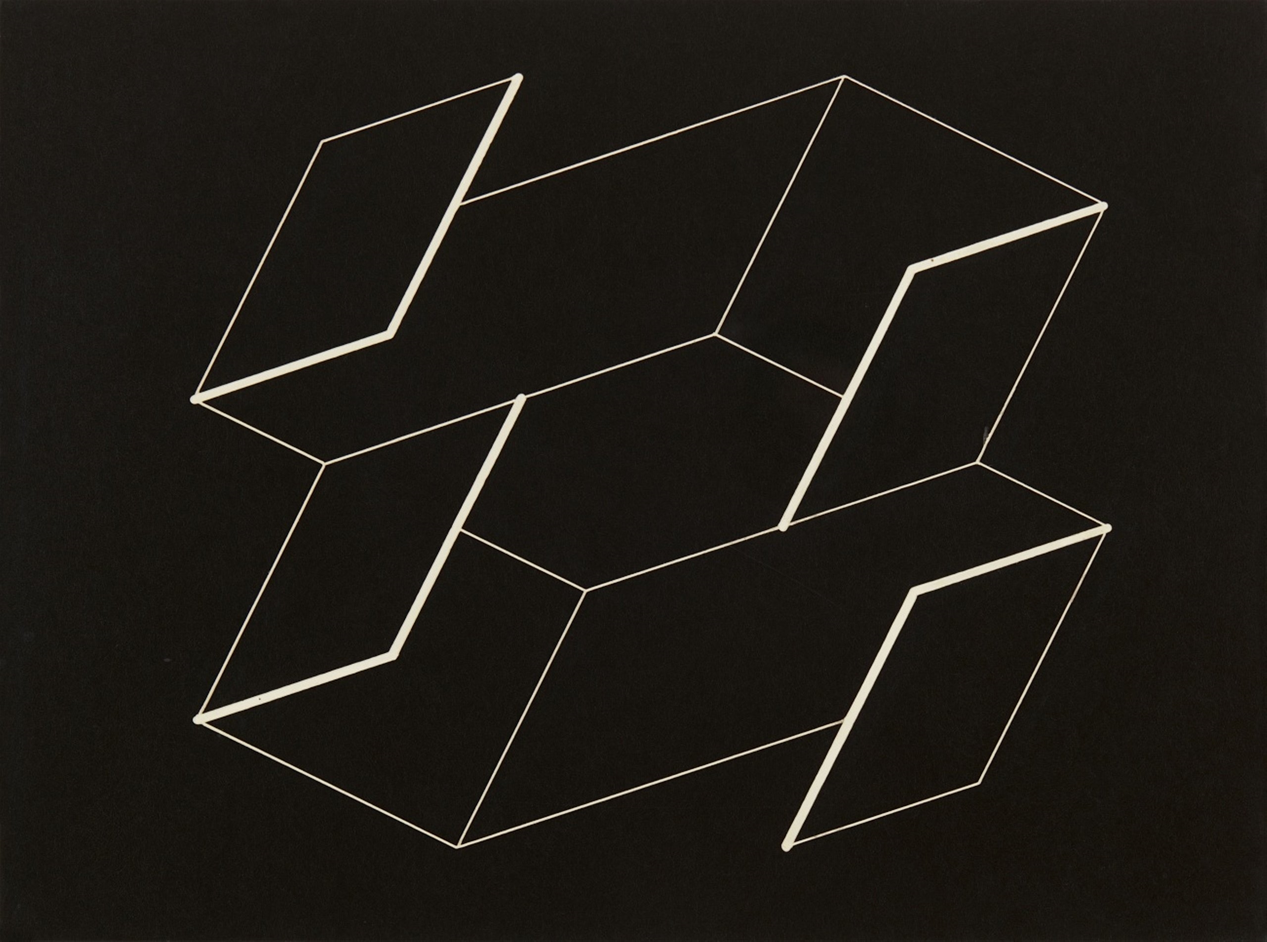 Josef Albers | Untitled (Structural Constellation U-7) (1955) | MutualArt