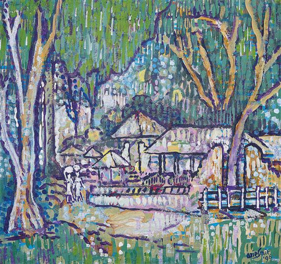 Arie Smit | Sehabis Hujan di Pura Dalem, Bangli (After the Rain in ...