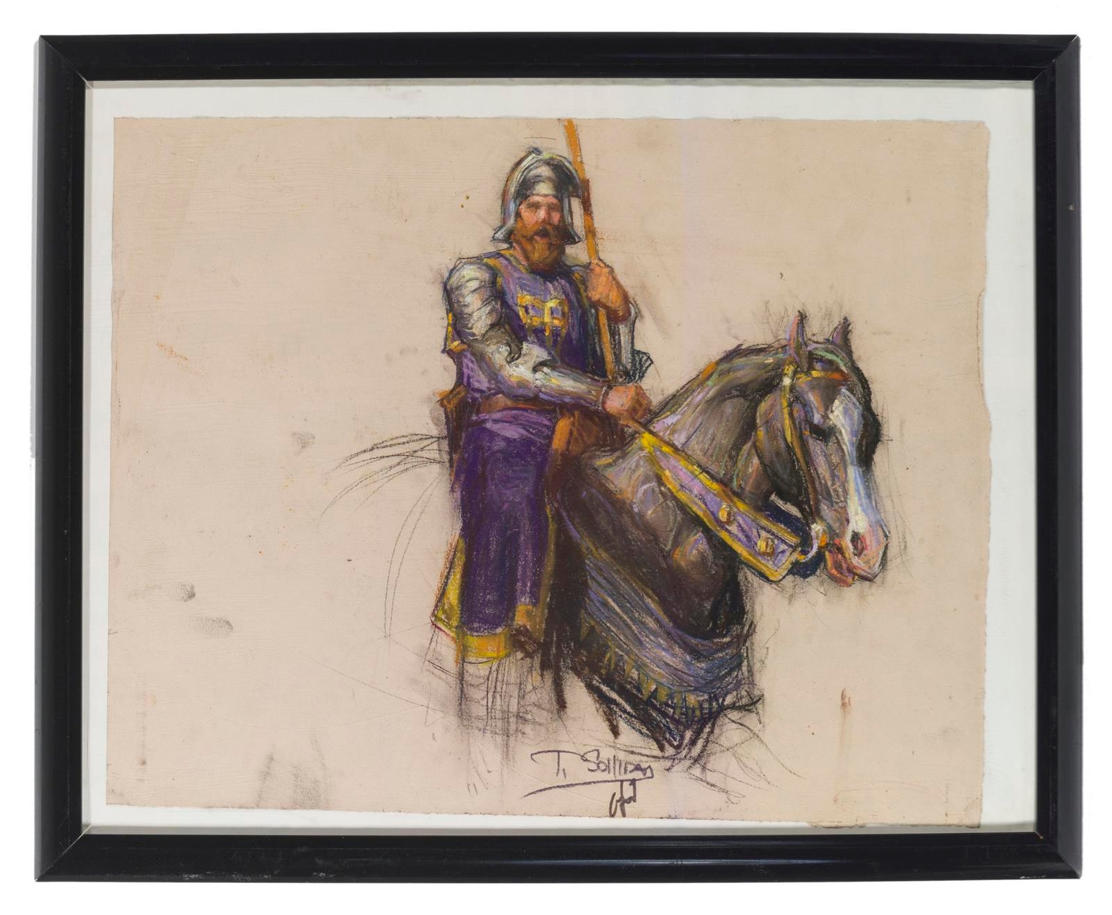 Tim Solliday | Indian on Horseback | MutualArt